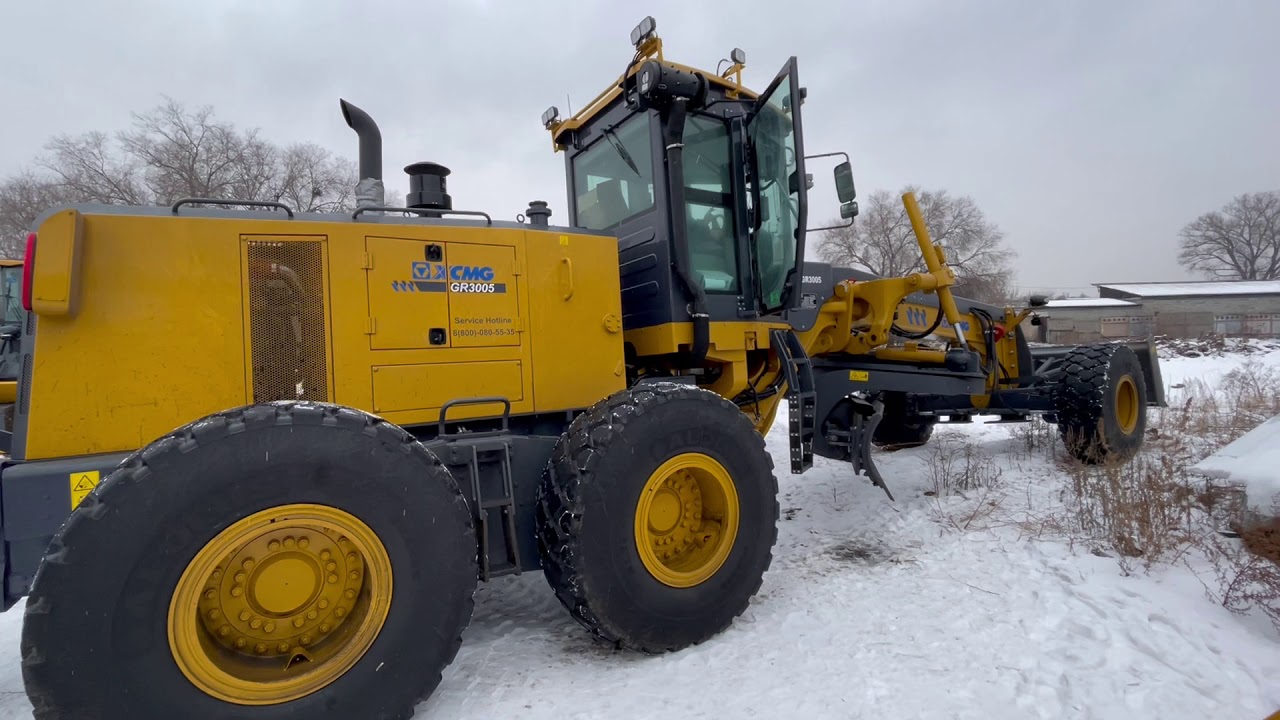 Тяжёлый карьерный грейдер XCMG GR3005 - YouTube
