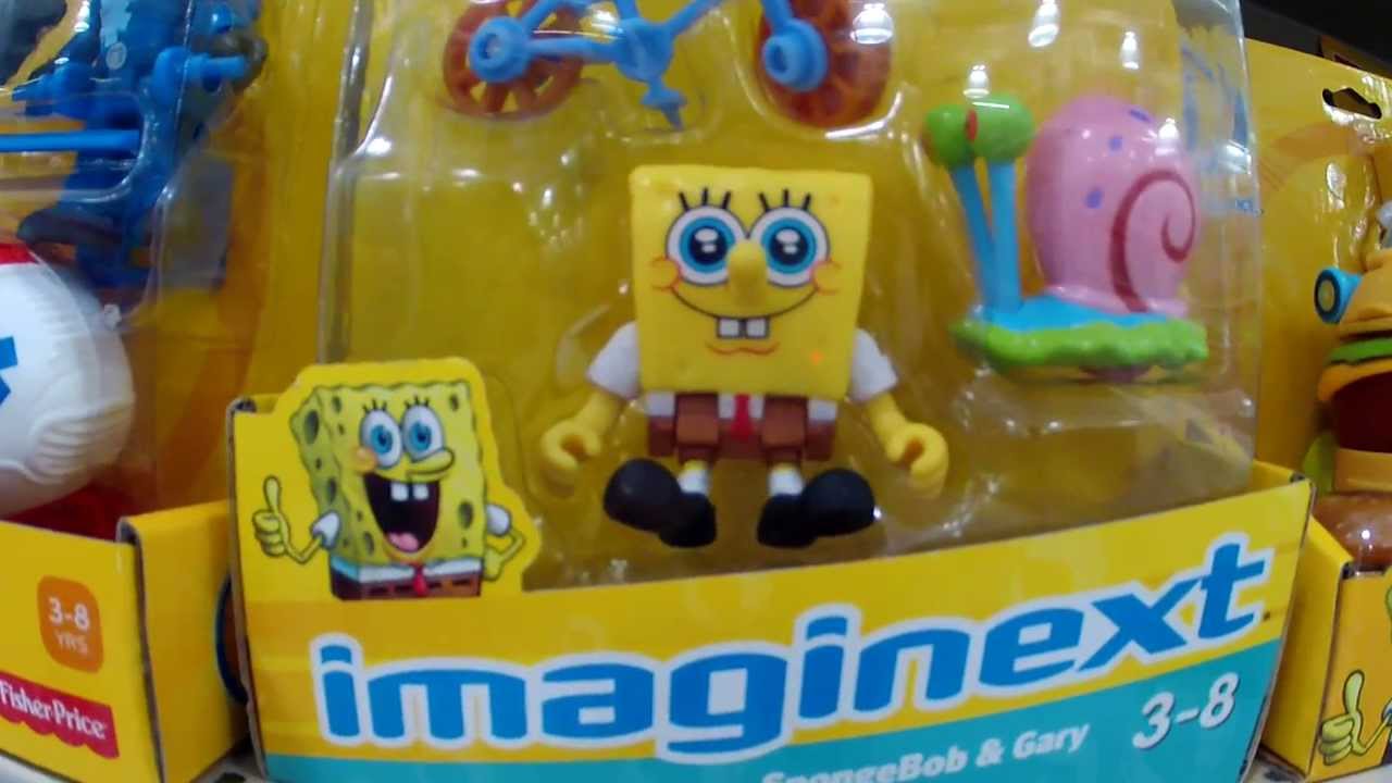Spongebob and Gary Toys by Imaginext - YouTube