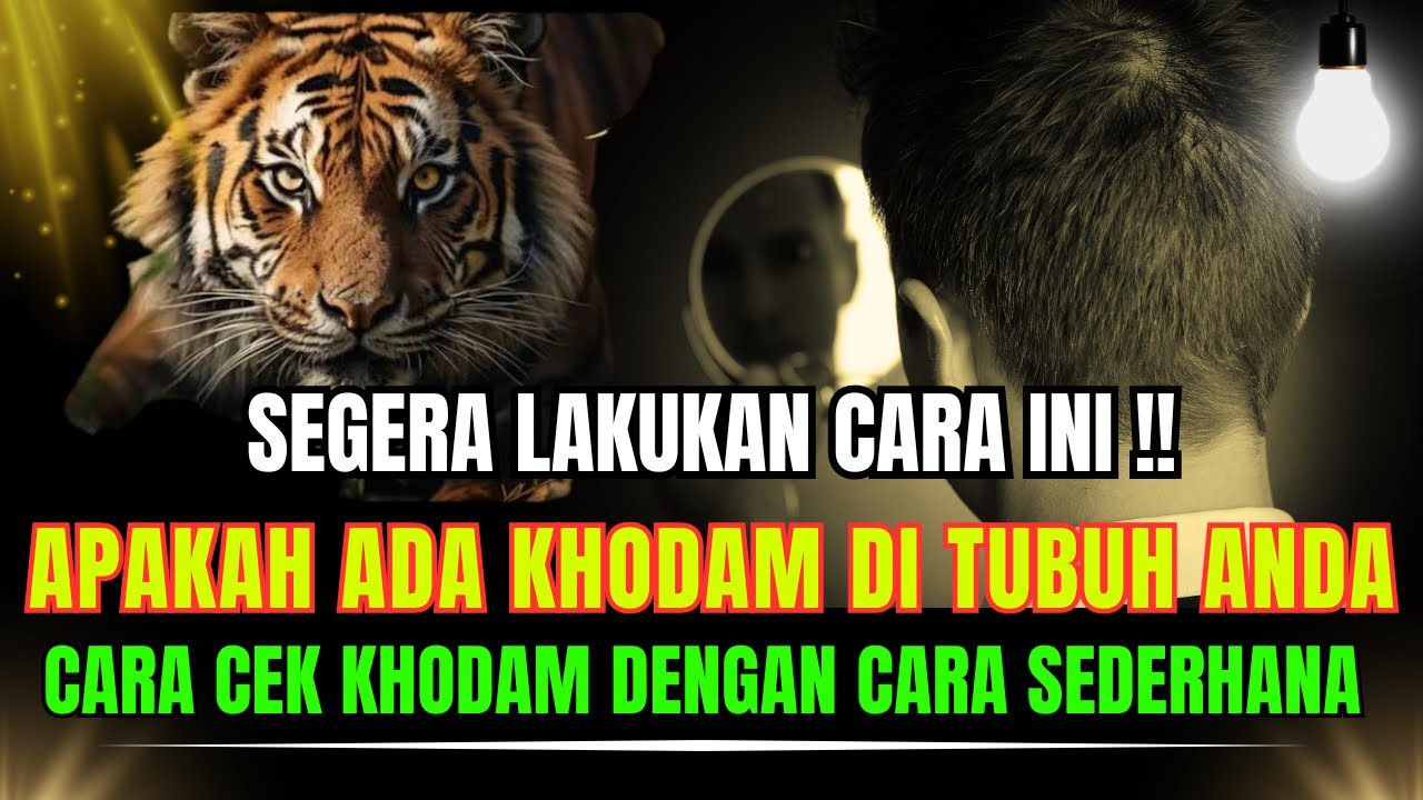 CARA CEK KHODAM ‼️ 5 CARA UNTUK MELIHAT KHODAM DIRI SENDIRI TANPA ...