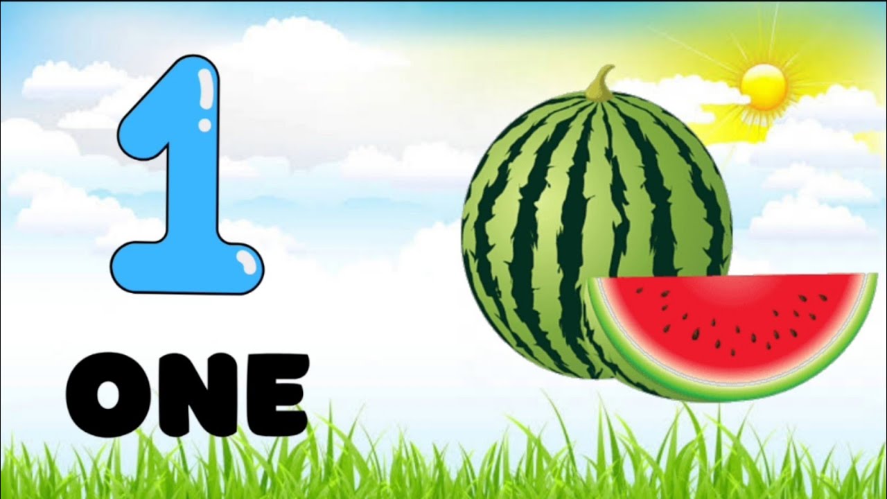 counting number 1 to 10 with the fruit names |counting numbers 1 to 10 ...