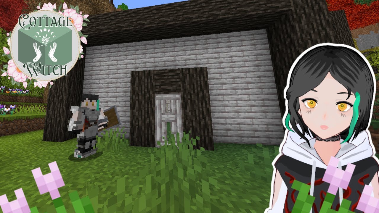 The House Building Continues | Minecraft Cottage Witch - YouTube