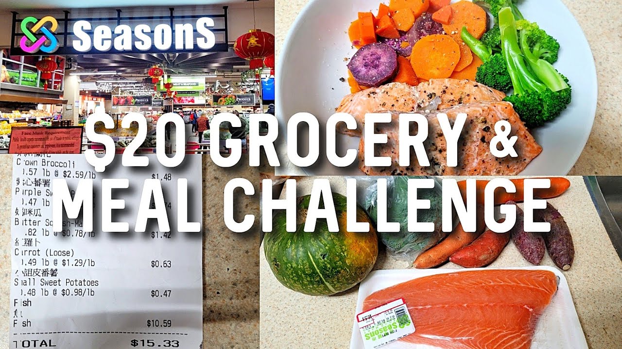 $20 Grocery & Meal Challenge in Toronto | Grocery Budget Challenge # ...