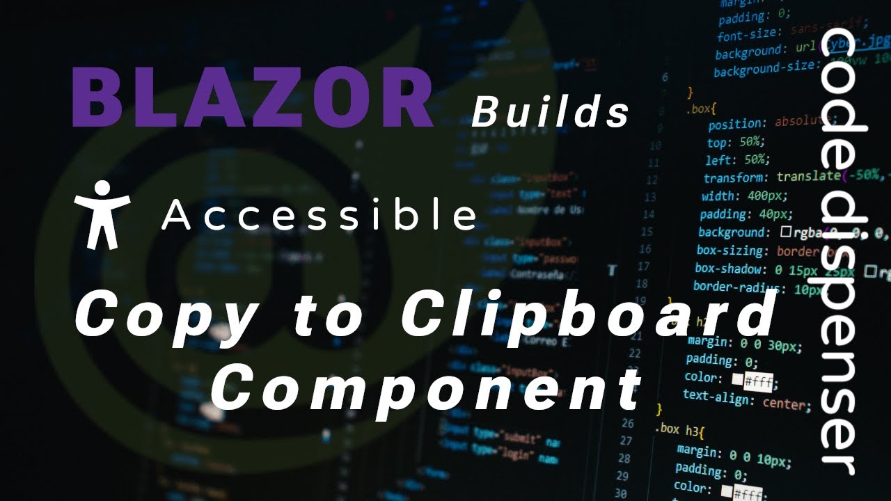 Blazor Builds - Building an Accessible Copy to Clipboard Component ...