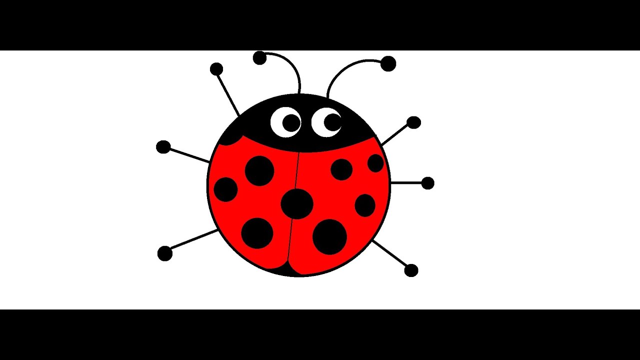 how to draw easy BUGS in paints - YouTube