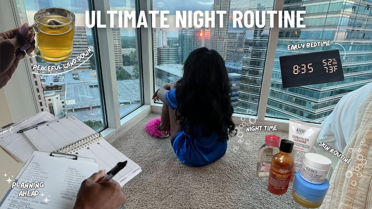 MY NIGHT ROUTINE FOR SUCCESS! habits to wake up early - YouTube