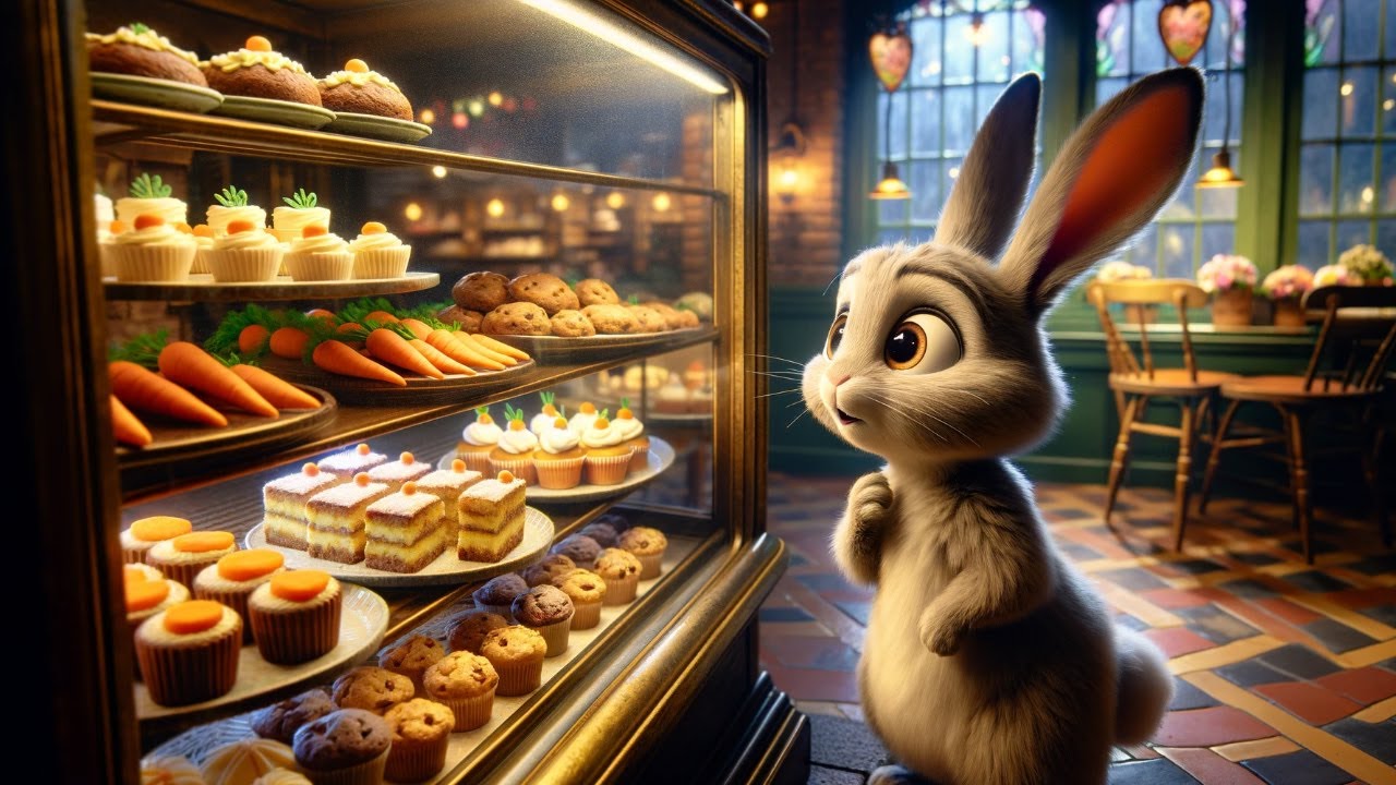 Bunny Rabbit Cafe Ambience - Relaxing Bossa Nova Background Music ...