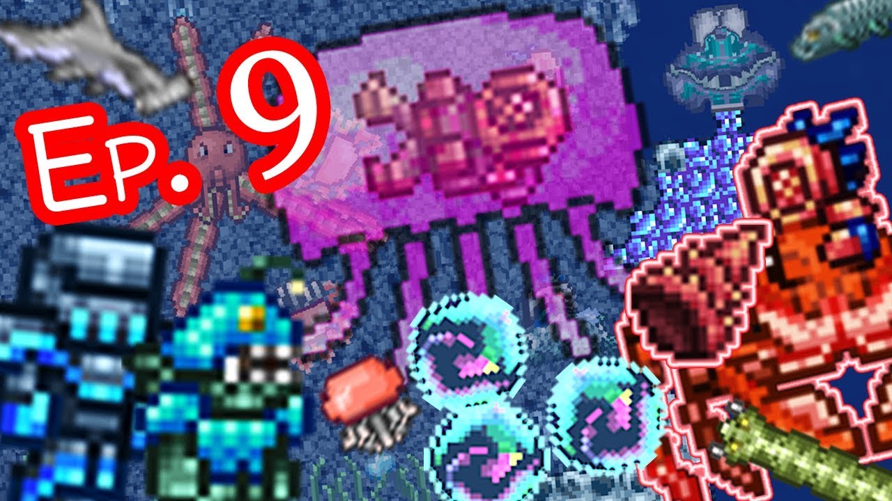 Terraria Thorium Mod ตอนที่ 9 Aquatic Depths ความมืดที่แสงส่องไม่ถึง ...
