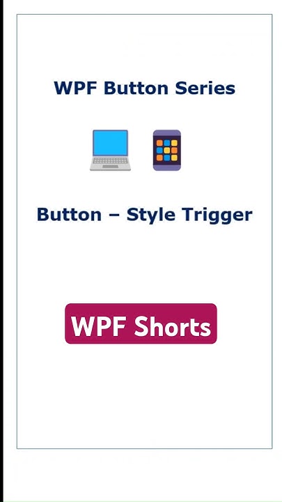 WPF | Change Button Foreground on Hover in XAML | Triggers Tutorial 🖱️ | Magnificent - YouTube