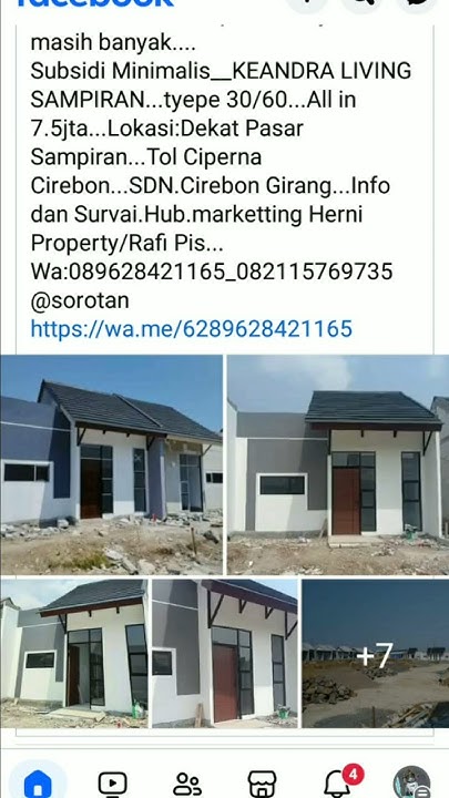 RUMAH SUBSIDI MINIMALIS..KEANDRA LIVING SAMPIRAN_CIREBON..MINAT HUB: HERNI PROPERTY.wa ...
