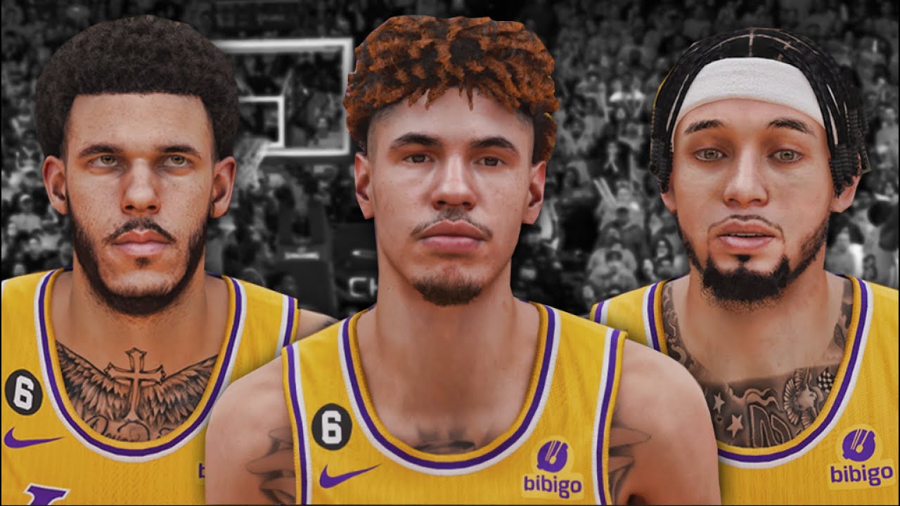 I Put All 3 Ball Brothers on the Lakers - YouTube