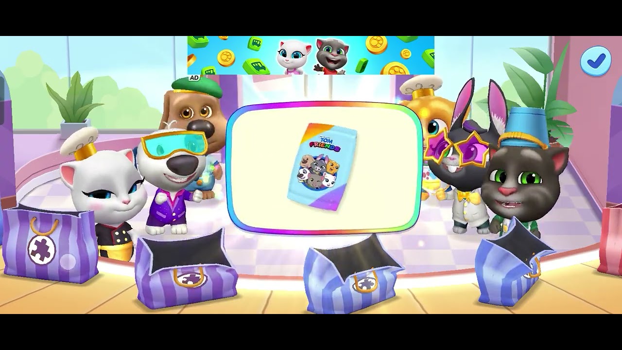 Talking Tom my Friends New Tom old Tom Family Tommy video games - YouTube