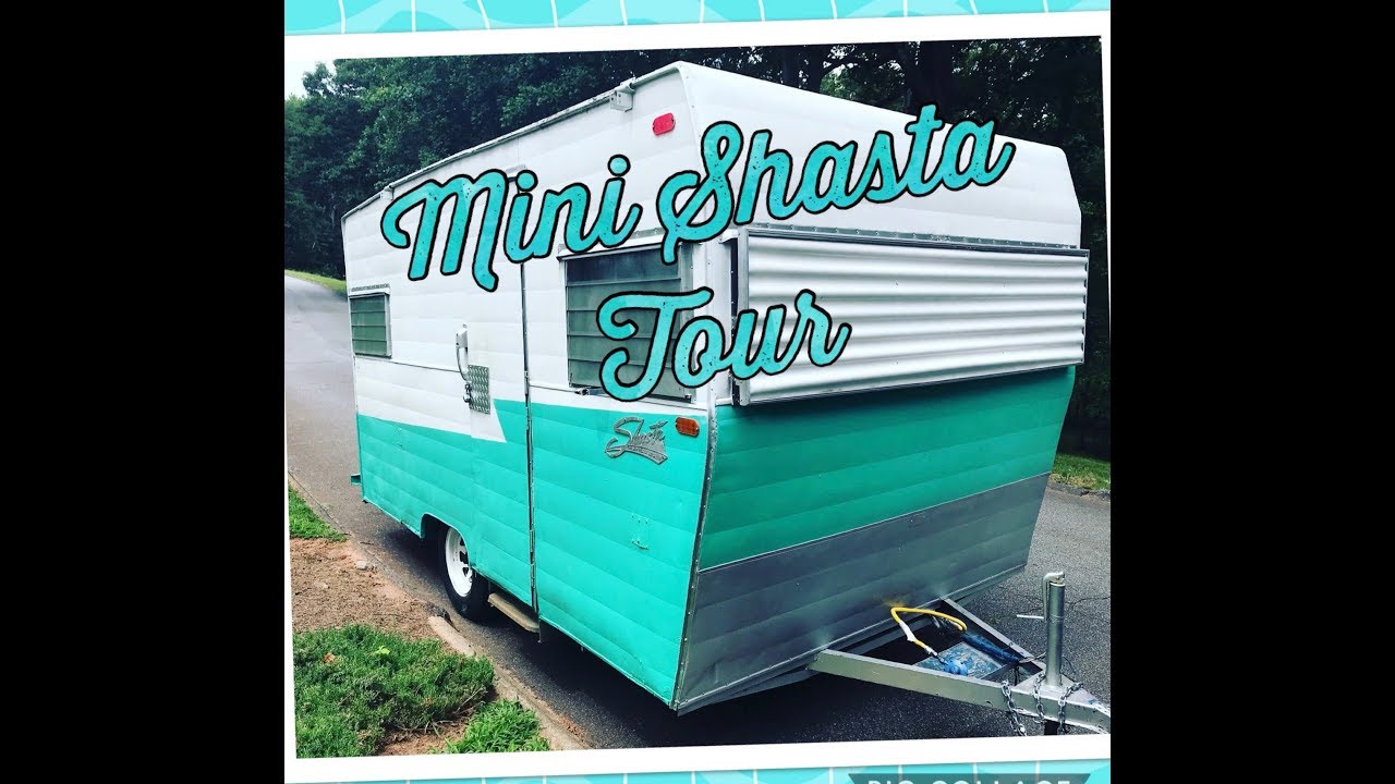 Mini Tour of our Shasta Camper! - YouTube