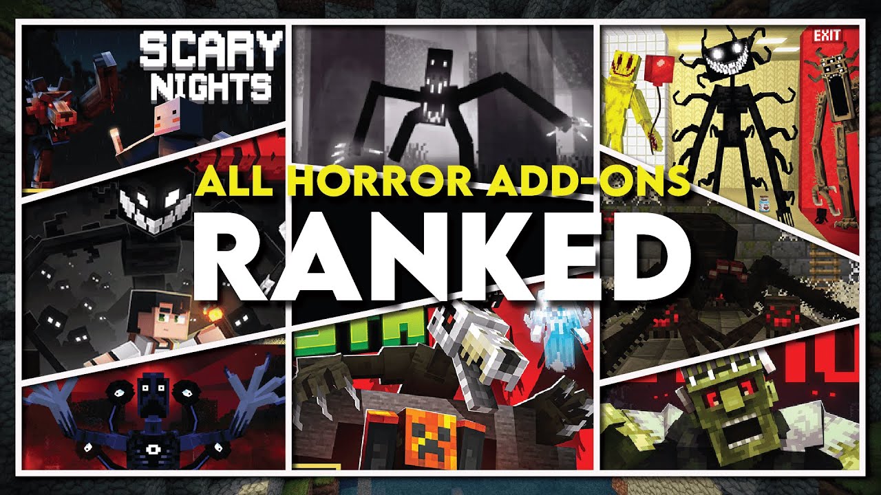 All Horror Add-Ons Ranked! | Minecraft Marketplace Add-On - YouTube
