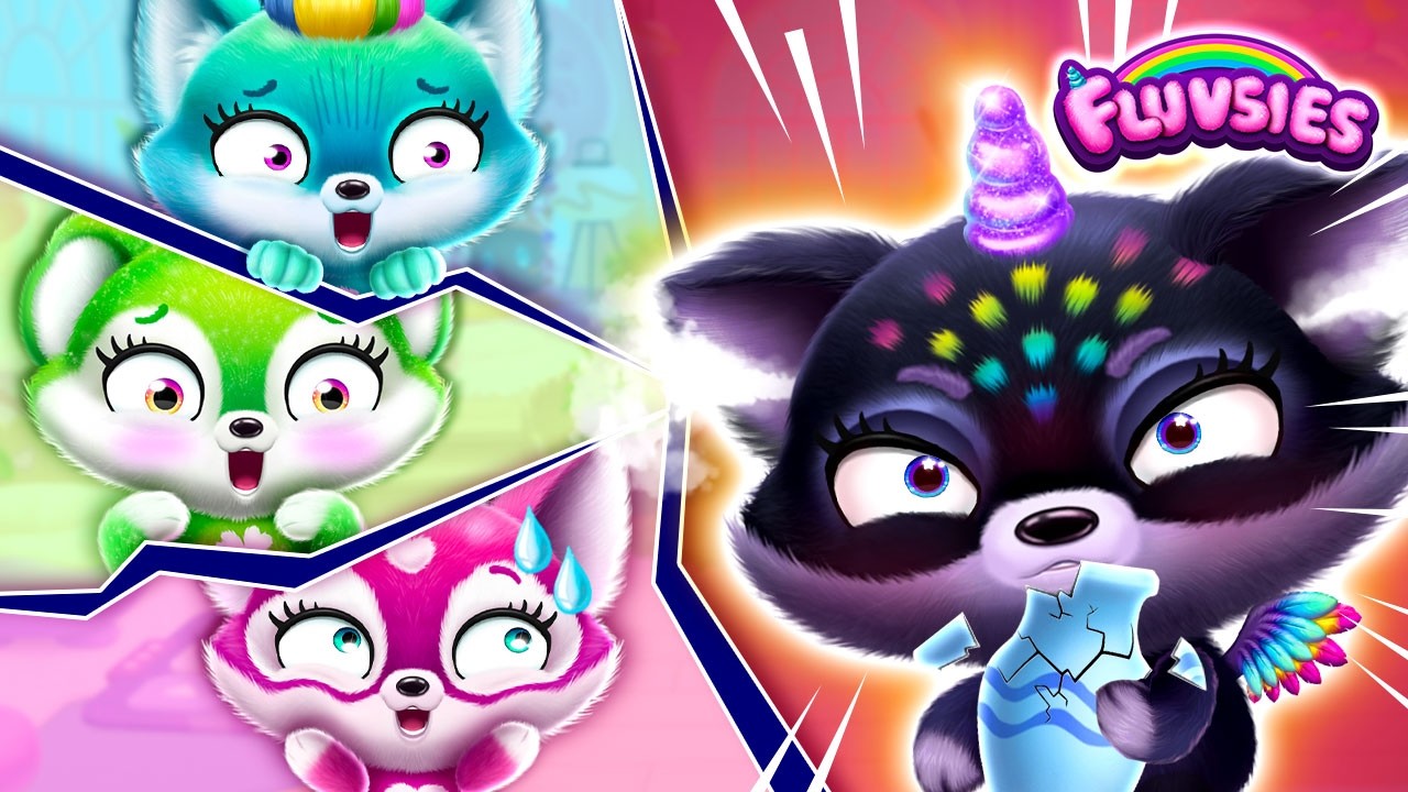 Midnight is ANGRY! 😡 The Fluvsies Show - YouTube