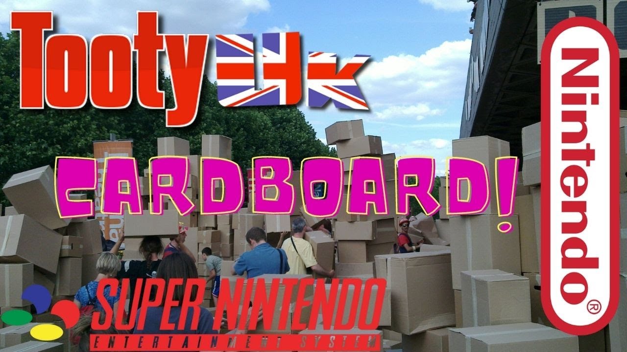 Did Somebody Say Nintendo Cardboard? - SNES Cardboard City - YouTube