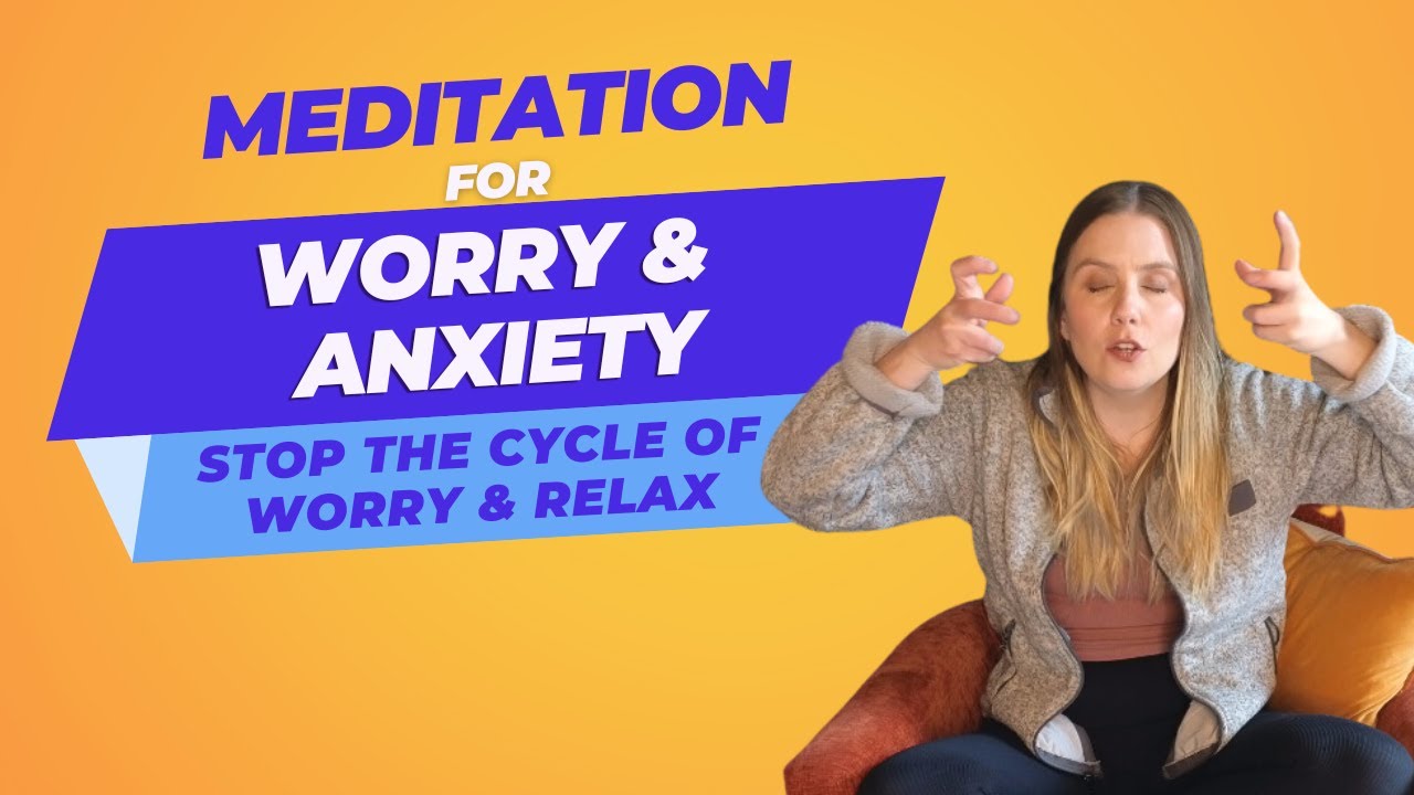 Meditation for worry & anxiety | Journaling exercise | Stop the cycle ...