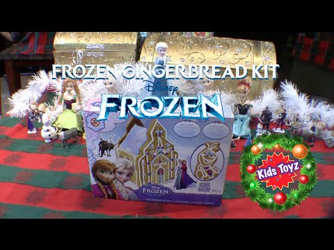 Disney's Frozen Gingerbread House Kit Build - YouTube