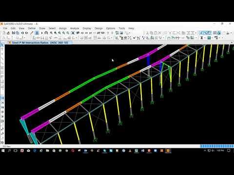 sap2000 v16 steel structural building design 02 - YouTube