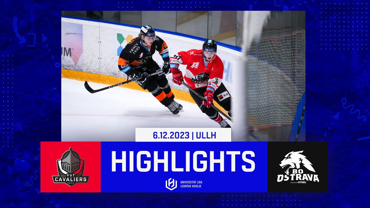VUT Cavaliers Brno vs. BO Ostrava Vítkovice Steel 3:1 l 6. 12. 2023 l ...