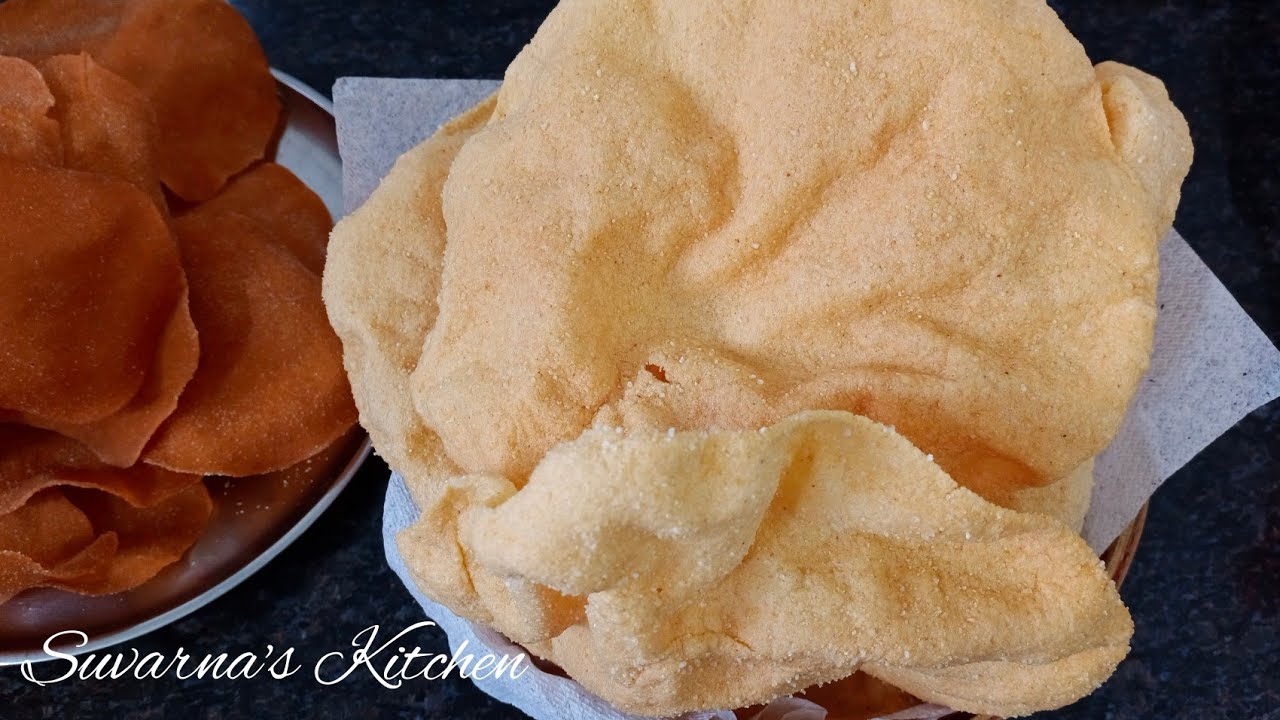 झटपट होणारे पोह्याचे पापड | Poha Papad | Easy Papad Recipe By Suvarna's ...