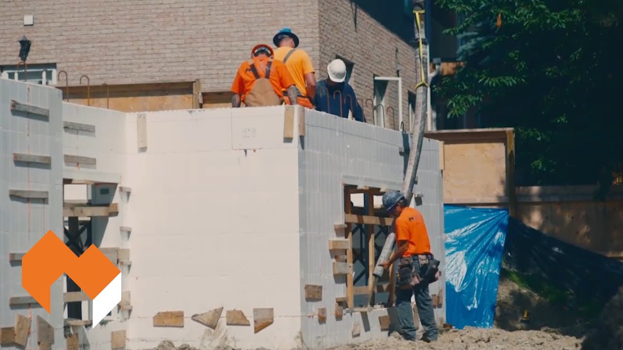 Amvic Icf Installation Guide Part 10 Concrete Basics Youtube