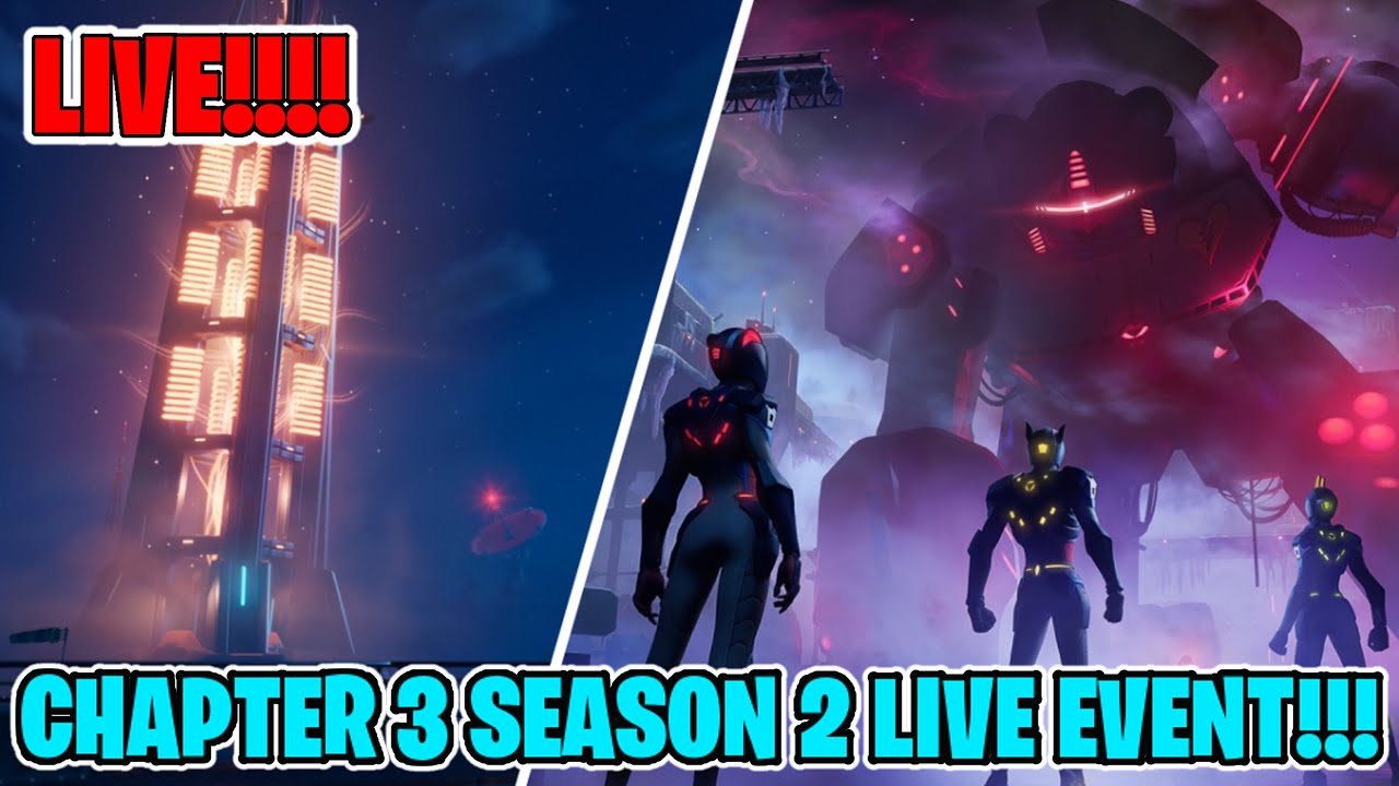 Live Reaction To The Chapter 3 Season 2 Live Event!!! - YouTube