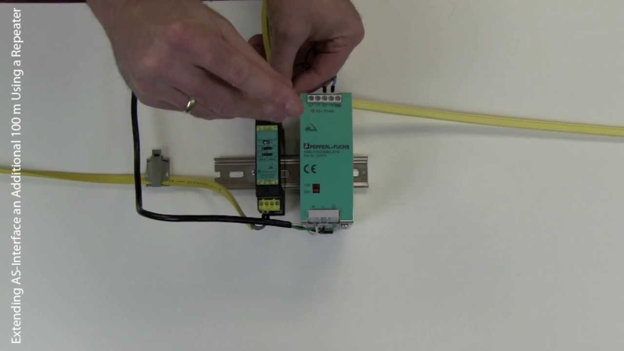Using an AS-Interface Repeater - YouTube