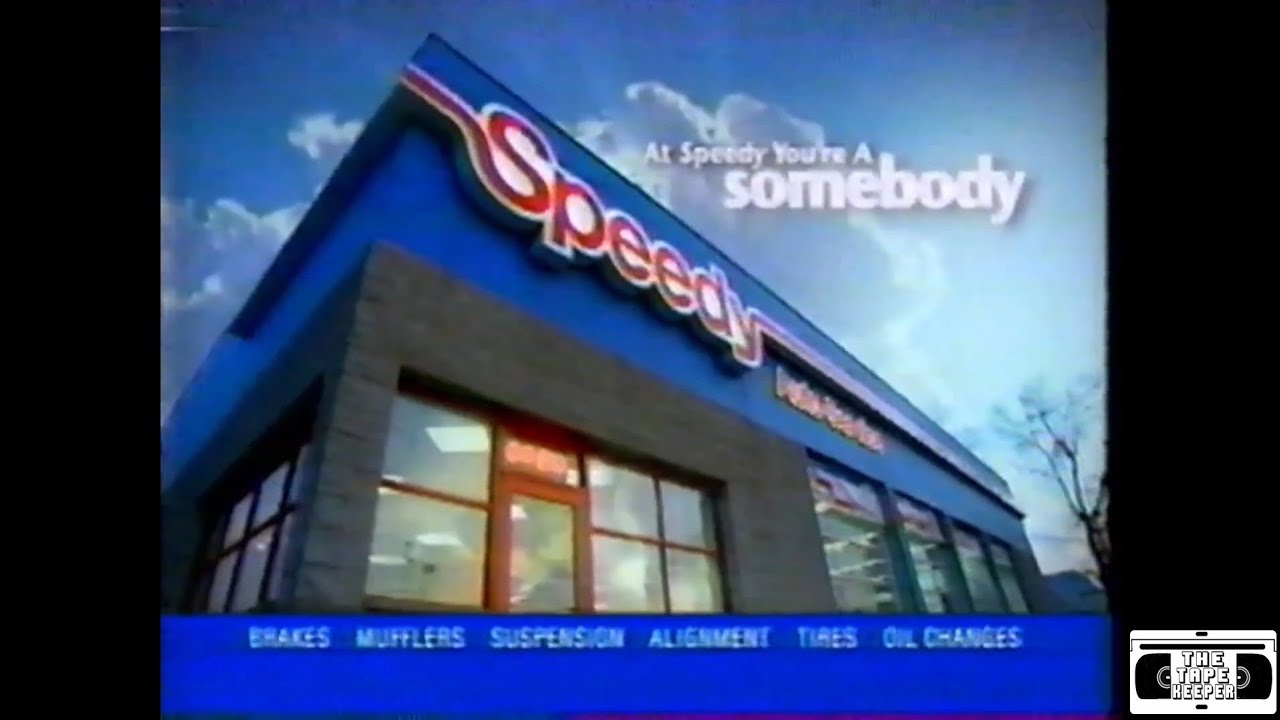 Speedy Auto Service Commercial - 1998 - YouTube