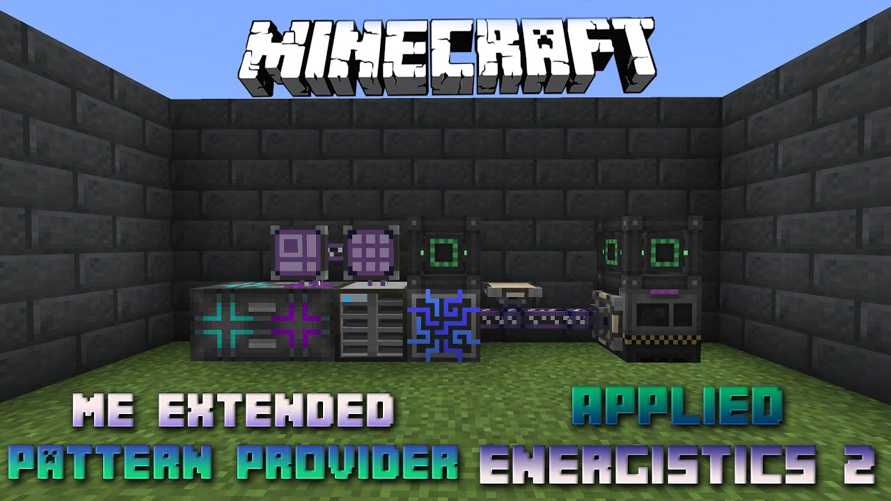 ME Extended Pattern Provider 📀 Minecraft Applied Energistics Tutorial 📀 ...