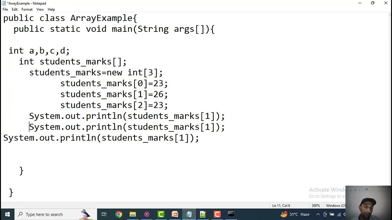 Arrays in Java in Urdu\Hindi - YouTube