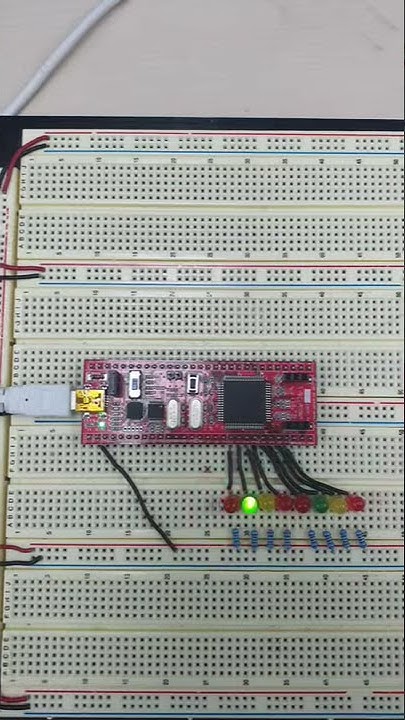 [AVR실습] ATmega128a 기반 LED shift - YouTube
