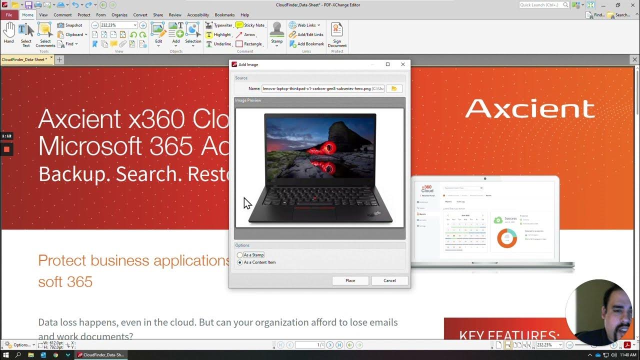 PDF XChange - Adding and Editing Text and Images - YouTube