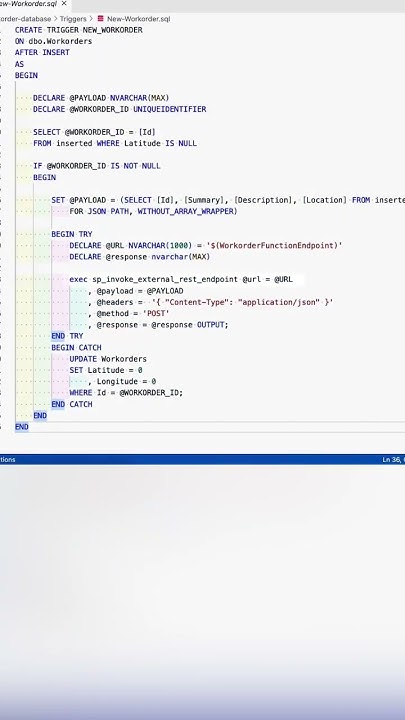 Event Driven Workflows Through The Sql Stored Procedure Sp Invoke External Rest Endpoint Youtube