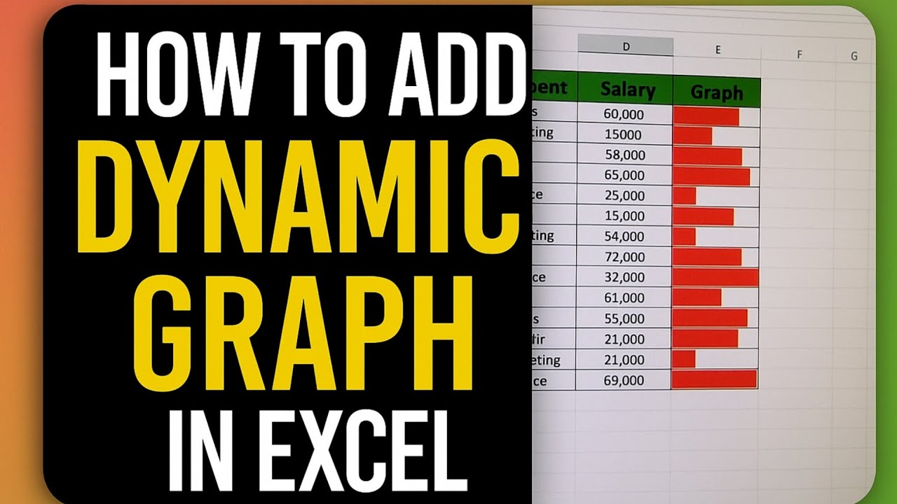 Turn Data Into Dynamic Graphs In Excel Fast! @kassinstitutehrp
