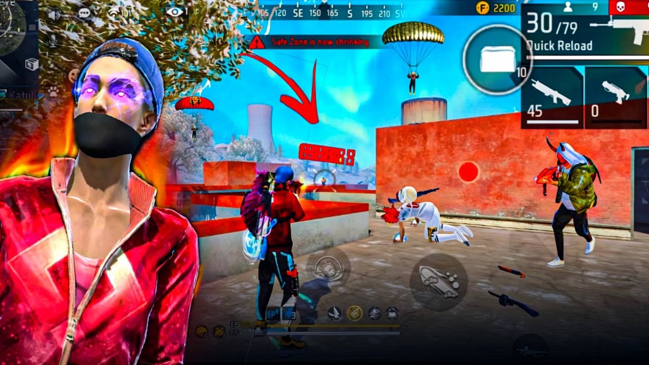 SQUAD SV SQUAD Full Gameplay 🫨 FreeFire Max🔥 IPhone 13📲 - YouTube