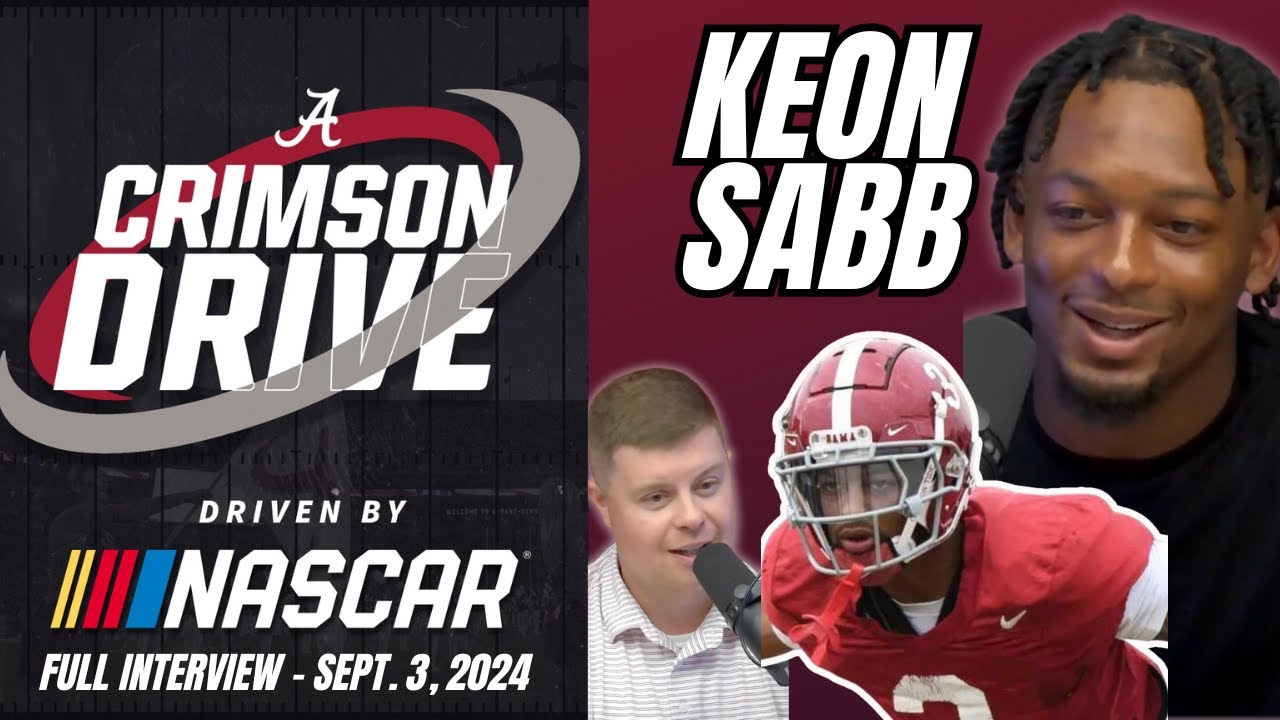 Alabama Football - Keon Sabb - Crimson Drive Interview - 09-03-24 - YouTube