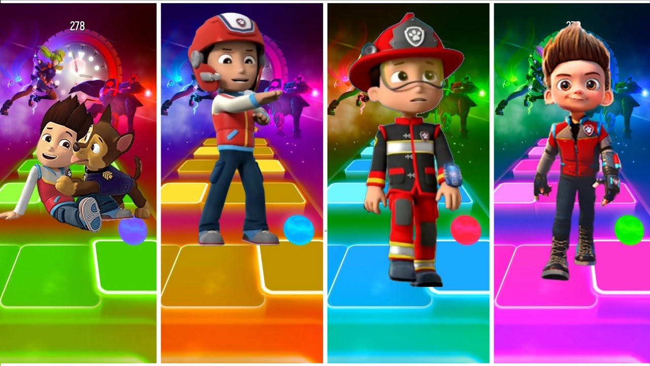 Go Go Ryder & Music Cover Coffin dance in Tiles Hop | Episode 457 - YouTube