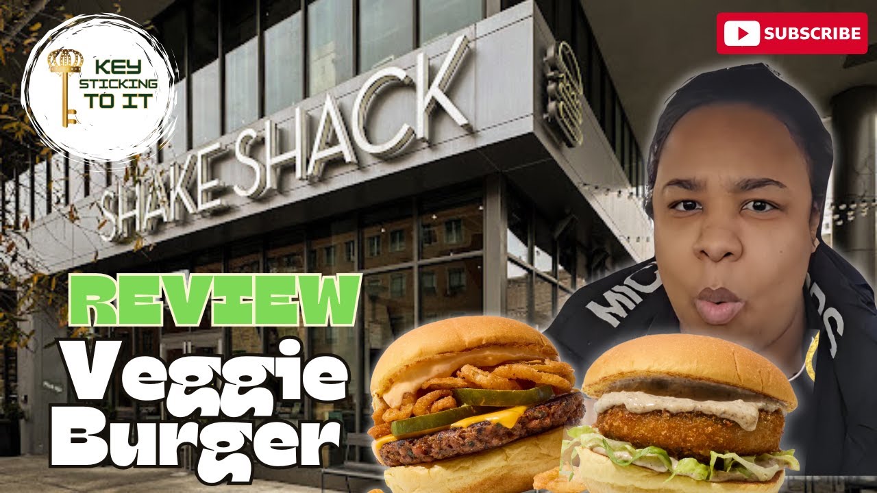 Shake Shack Veggie Burger & Fries Review | Mushroom Truffle Surprise ...