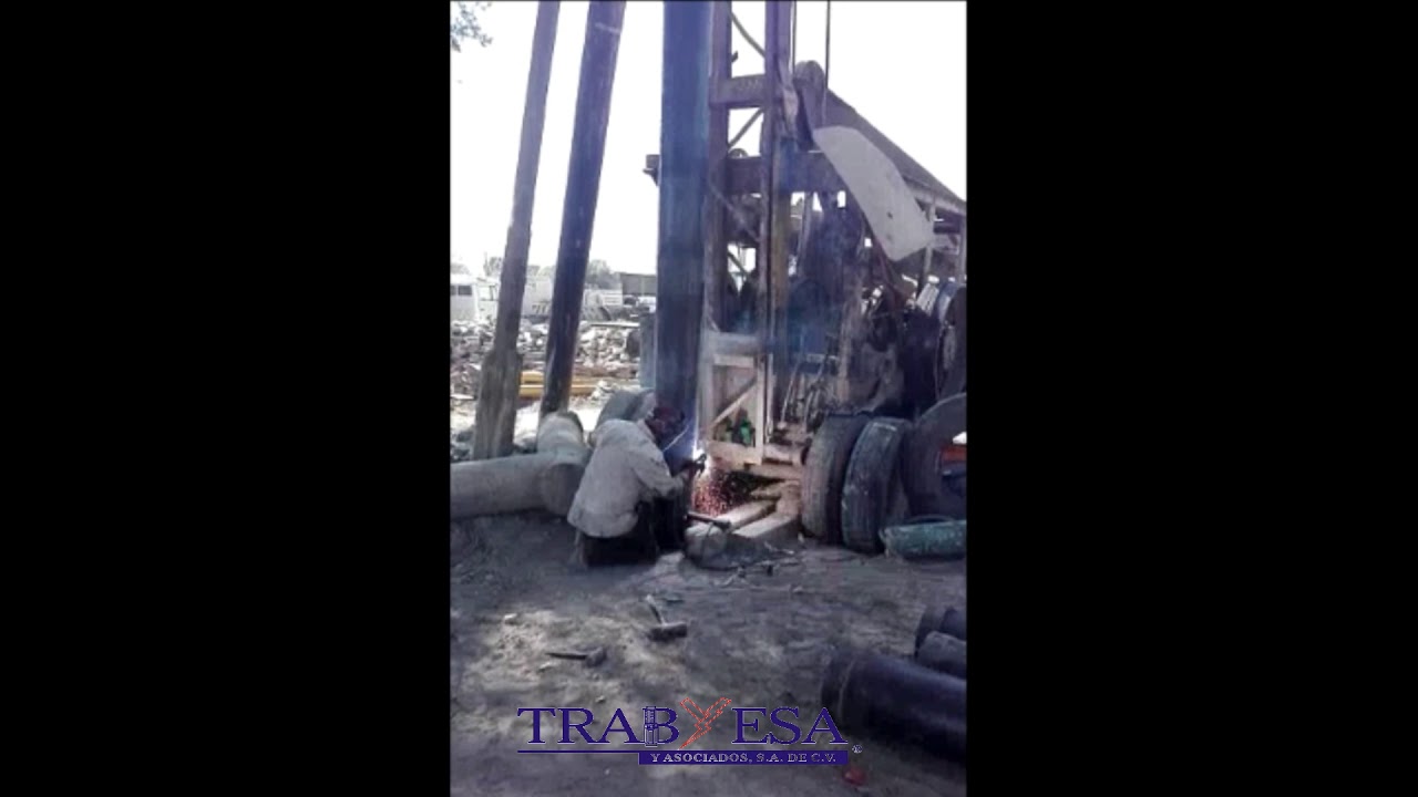 INSTALACIÓN DE ADEME EN PERFORACIÓN DE POZO - YouTube