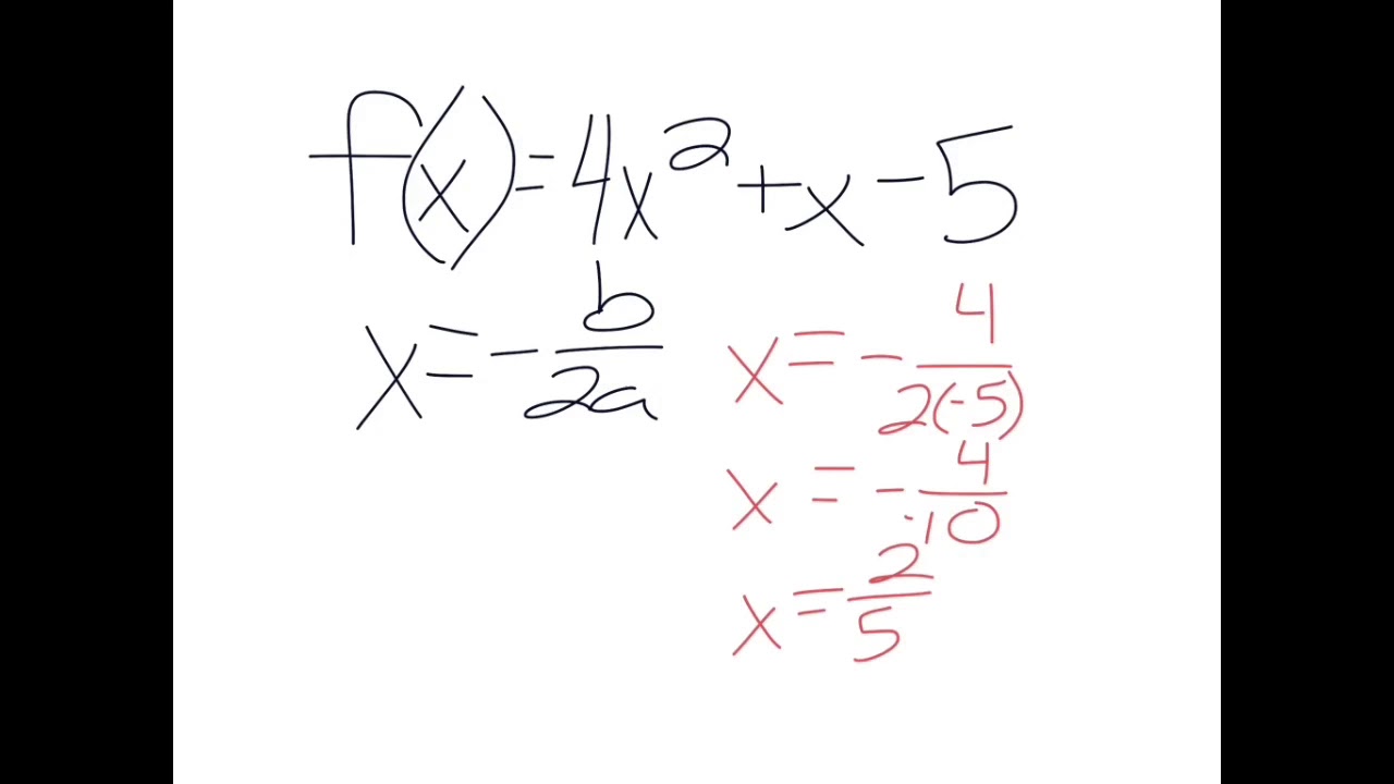 Algebra 2 Chapter 4 video - YouTube