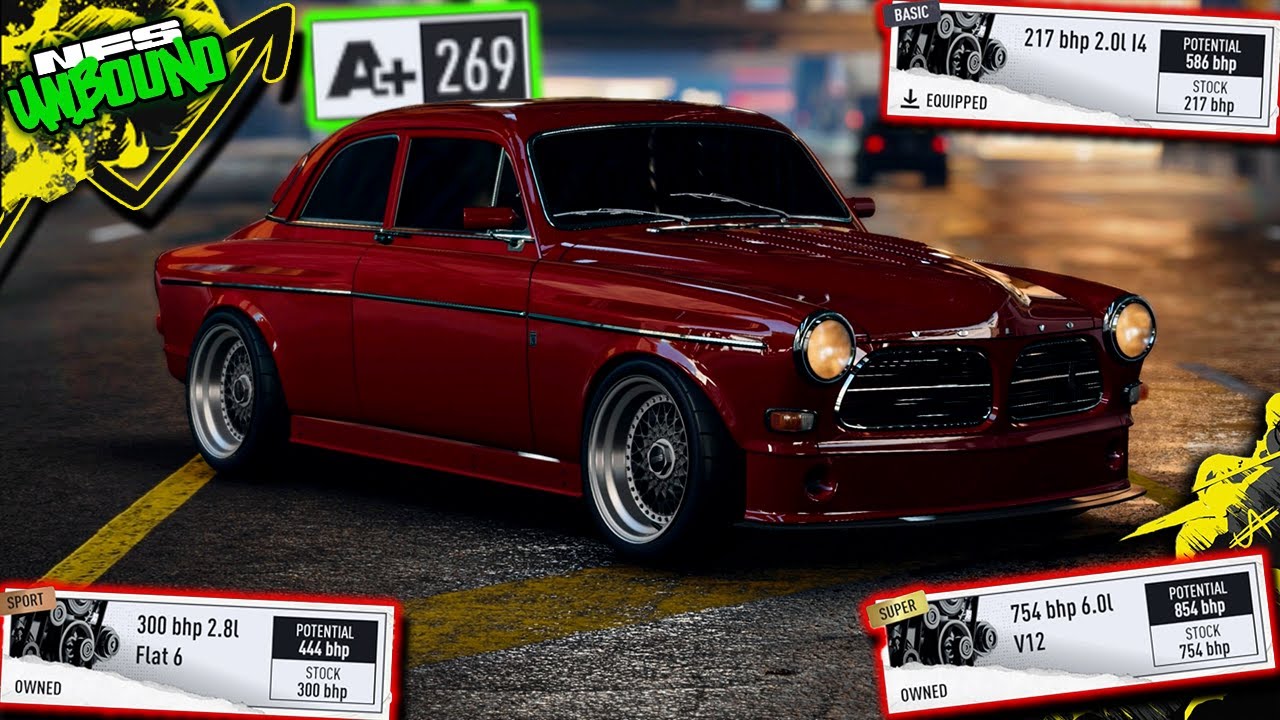 Best Engine Swap for A+ Tier | Volvo Amazon P130 | Need For Speed ...