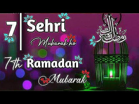 7th sehri status | sehri whatsapp status | satvi sehri status | ramzan sehri status | 7th sehri
