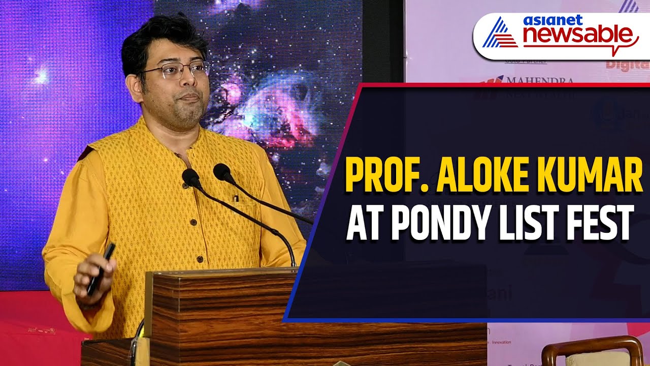 Prof. Aloke Kumar on 'Indians in Space: Where Are We Headed?' at Pondy ...