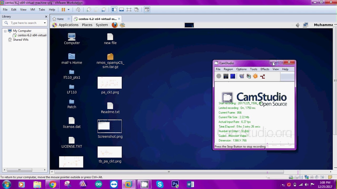 1 How To Open Cadence Using Vmware Workstaton Youtube 0559
