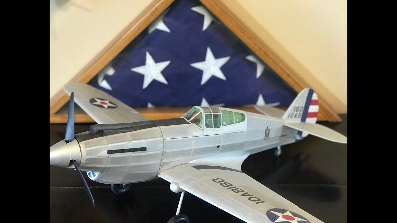 Flying The Fun Scale Models P-40C In The Park - YouTube
