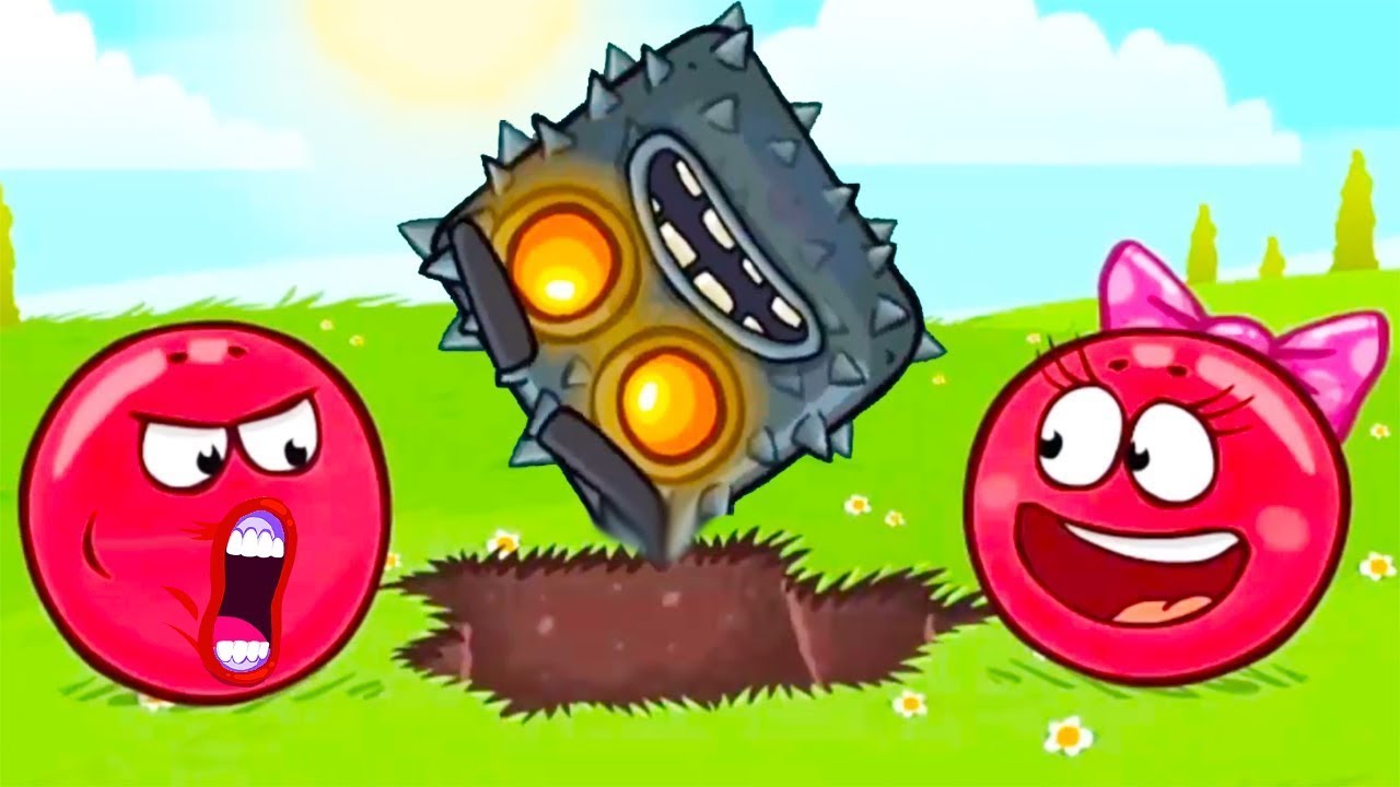 RED BALL 4 Volume 5 " INTO THE CAVE " All Boss All Level Walkthrough ...