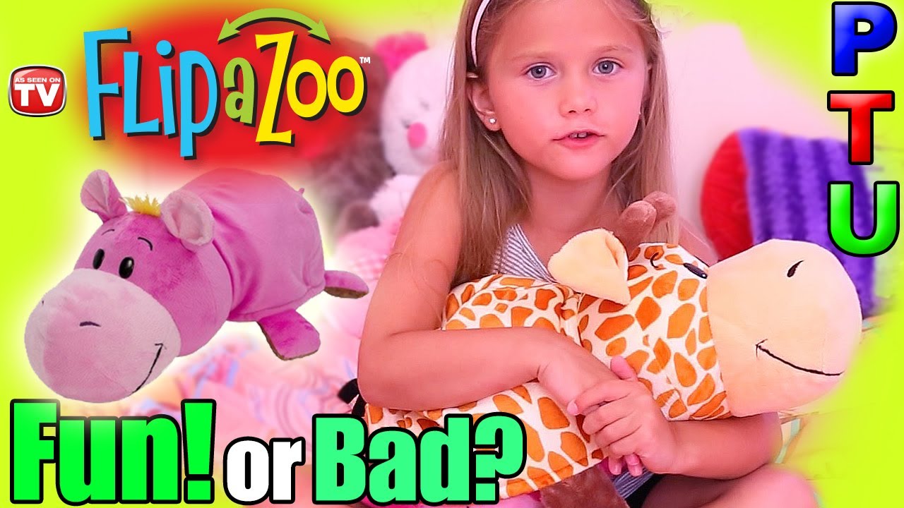 FLIPAZOO Stuffed Animal Pets AS SEEN ON TV WALMART Toys REVIEW Plush ...