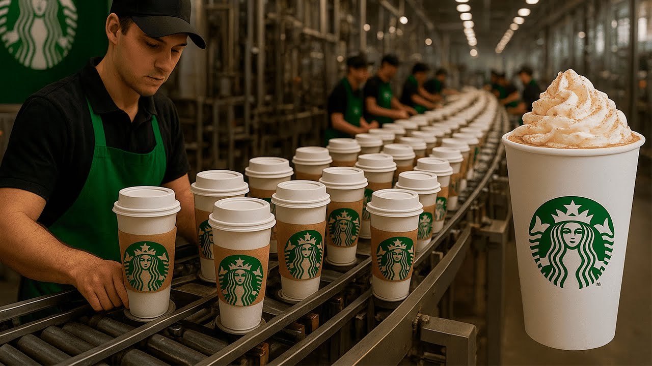 How Starbucks Coffee Is Made? Factory Process, Inside Coffee! - YouTube