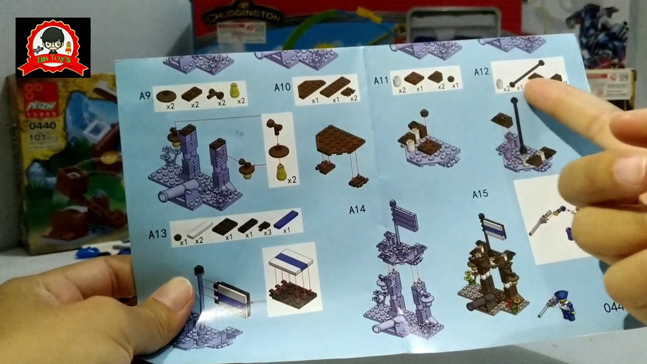 Toys review Lego dari Peizhi edisi Fierce Bombard - YouTube