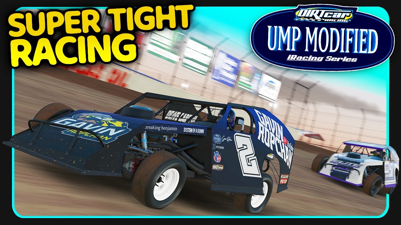 UMP Modified 'Drama' - Lucas Oil Speedway - iRacing Dirt - YouTube